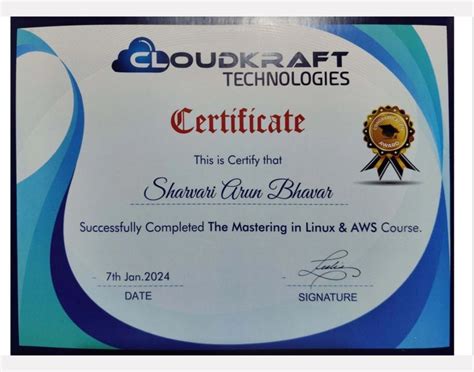 Sharvari Bhavar On Linkedin Linux Aws Cloudcomputing Awscloud