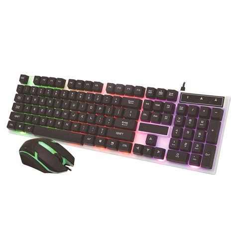 Usb Wired Gaming Backlit Mouse And Keyboard Deskto Grandado