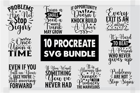 Procreate Svg Bundle Graphic By Crafted Wonders · Creative Fabrica