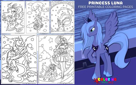 Desenho De Princesa Luna Para Colorir Free Princess Luna Coloring