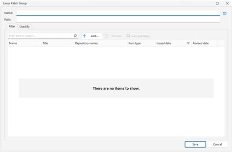 Creating And Editing A Linux Patch Group