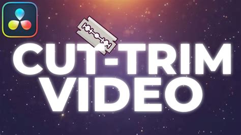 How To CUT A Clip In Davinci Resolve Tutorial YouTube