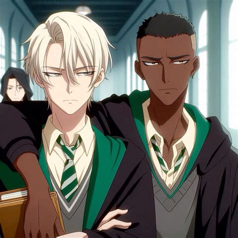 Draco Malfoy Anime With Blaise Blaise Zabini X Draco Malfoy Draco