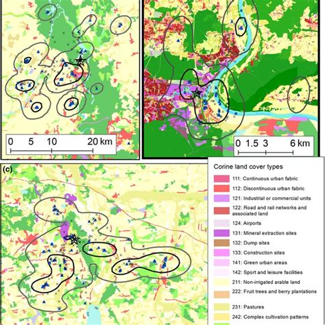 Utilization Densities Uds 95 Kernel Home Ranges And 50 Core Ranges Download Scientific