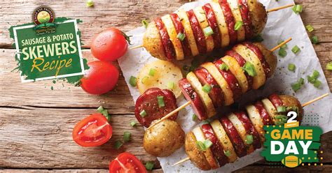 Sausage And Potato Skewers Eagle Eye Produce