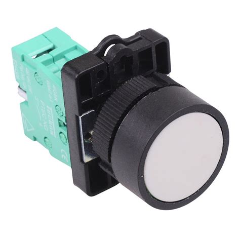 Techna Ptecpnwhite White Flush Push Button Switch 10a 1no — Maplin Pro