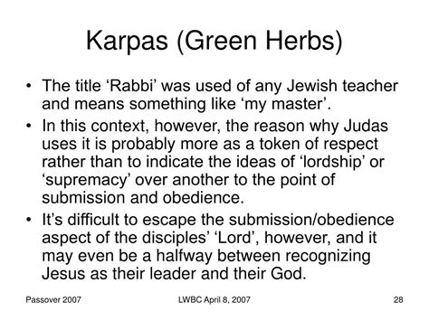 Ppt The Passover Seder Powerpoint Presentation Free Download Id