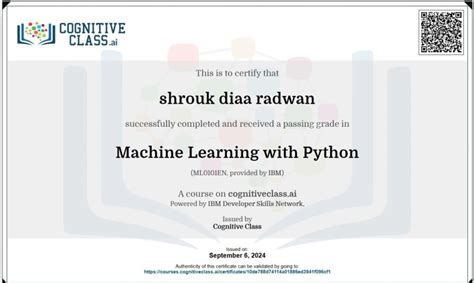 Shrouk Diaa On Linkedin Machinelearning Python Ai Cognitiveclass