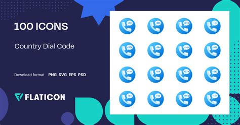 country dial code icon pack gradient fill 100 svg icons