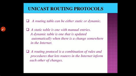 Cn Computer Networks Te Cse It Unicast Routing Protocols Youtube