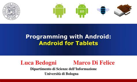 Ppt Programming With Android Android For Tablets Powerpoint Presentation Id5545765