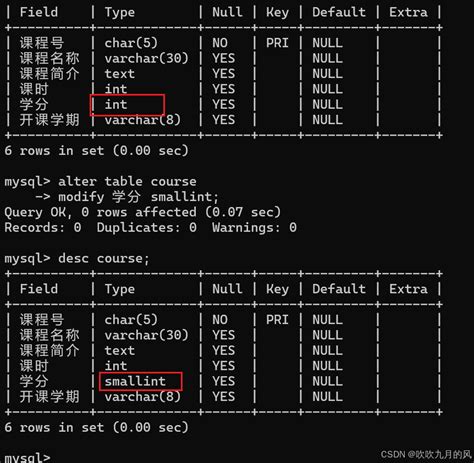 Mysql数据库表的创建和管理 Csdn博客