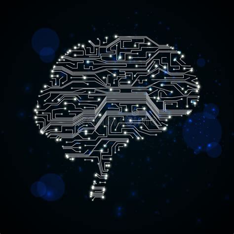 Computer Brain Circuit Technology Stock Illustration Illustration Of Hardware Psychology 3637410