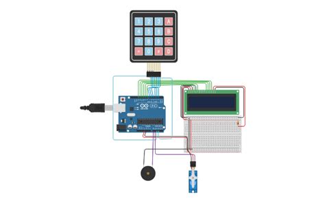 Circuit Design Copy Of Arduino Security And Alarm System Tinkercad