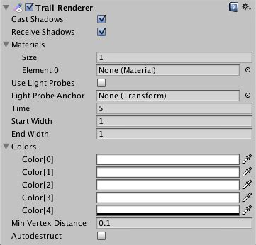 Unity Manual Trail Renderer