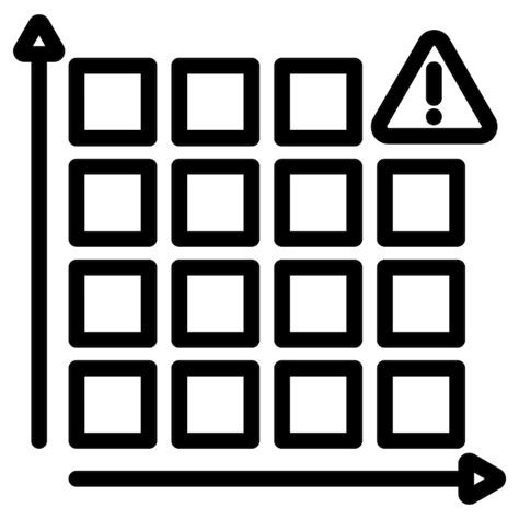 Premium Vector Risk Matrix Vector Illustration