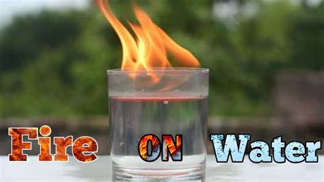 Fire On Water Experimentschool Science Experimentsfire Experiments To