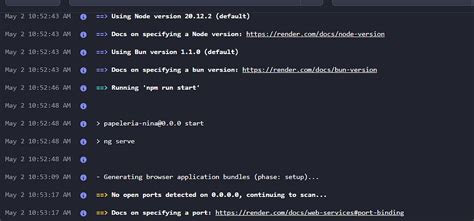 No Open Ports Detected On 0000 Angular Spa Render