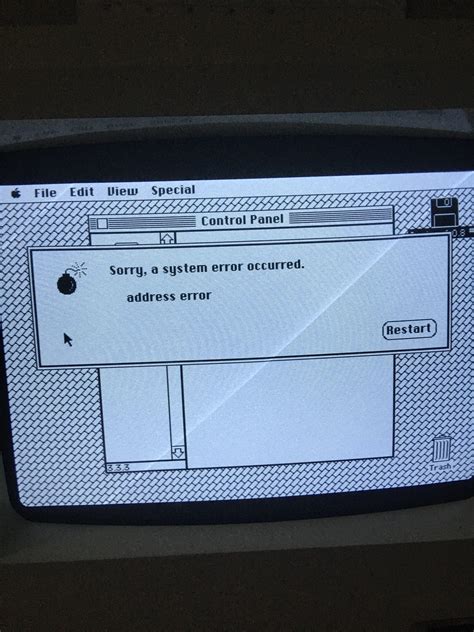 Macintosh Plus “address Error” Rvintageapple