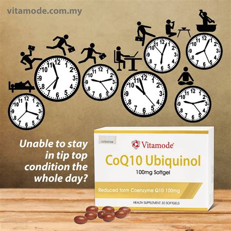 HALAL Vitamode CoQ10 Ubiquinol 100mg 30 Softgels EXP 04 2026 BUY 3 BOXES FREE 1 SHAKER