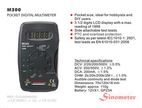 Digital Multimeters Dmms Welcome To Sinometer Instruments Company Limited