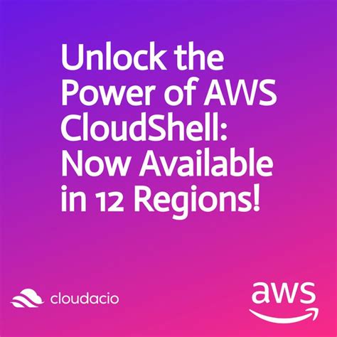 Unlock The Power Of Aws Cloudshell Now Available In 12 Regions Region Cloud Computing Power