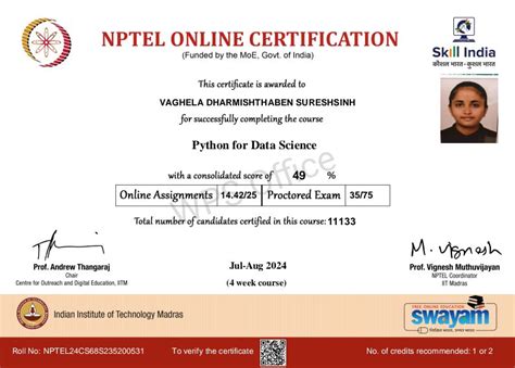 Python Datascience Nptel Dataanalysis Learningjourney Bigdata