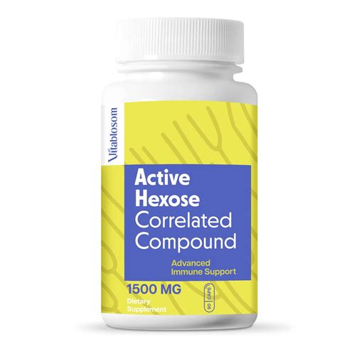 Active Hexose Correlated Compound Supplement 1500mg Natural Mushroom Supplement Supports Immune
