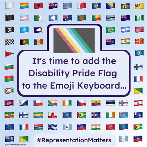 Its Time To Add The Disability Pride Flag To The Emoji Keyboard R