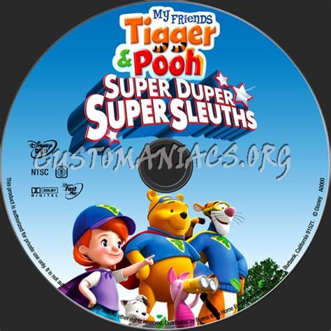 My Friends Tigger And Pooh Super Duper Super Sleuths Dvd Label Dvd