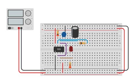 Circuit Design SimulaciÓn 555 Tinkercad