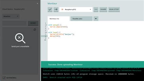 Électronique En Amateur Programmer Un Raspberry Pi Avec Arduino Create Suiteet Fin