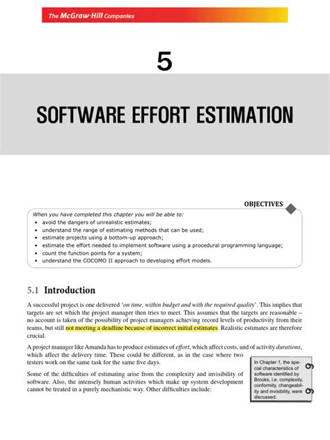 Software Effort Estimation Download Free Pdf Software System