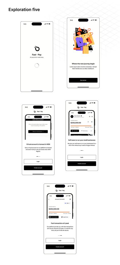 Ui Onboarding Exploration 8 Images Behance