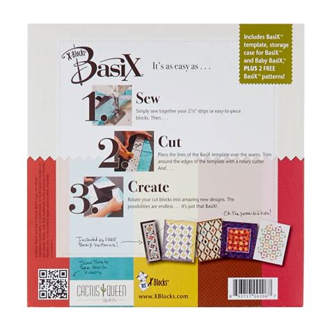 X Blocks Basix Template Moores Sewing
