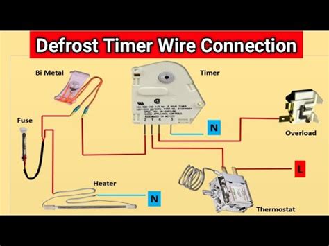 Refrigerator Defrost Timer Connection Refrigerator Youtube