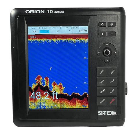 Si Tex 10 Chartplotter System W Internal Gps And C Map 4d Card
