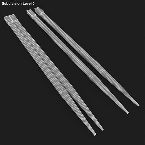 Chopstick 3d Model 19 Max Fbx Obj 3ds Free3d