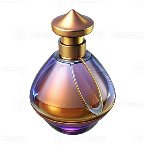 Alluring Retro Concept Art Style Isolated Cutout Of A Single Art Nouveau Perfume Bottle
