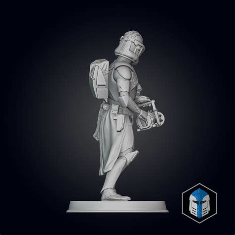 Clone Trooper Figurines Pose 3 3d Print Files Galactic Armory