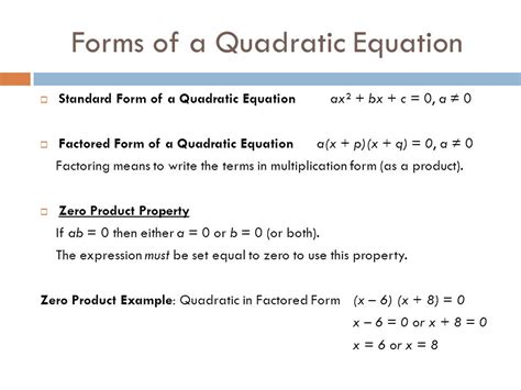Solving A Quadratic Equation By Factoring A Plus Topper