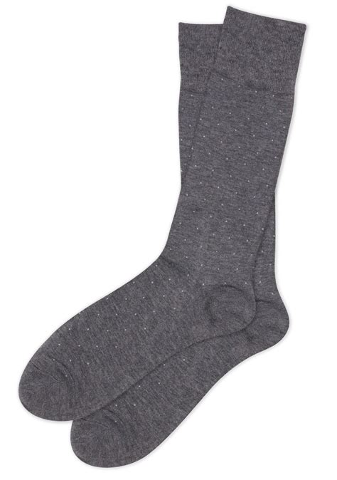 Mens Dress Socks In Gray Pin Dot Dress Socks In Medium Gray Cheap