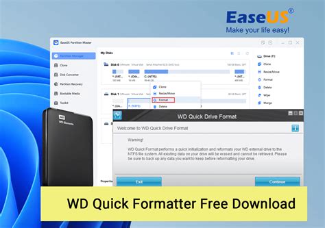 Wd Quick Formatter Free Download For Windows 111087 Easeus