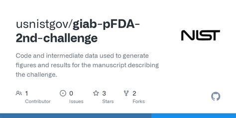 Github Usnistgovgiab Pfda 2nd Challenge Code And Intermediate Data Used To Generate Figures