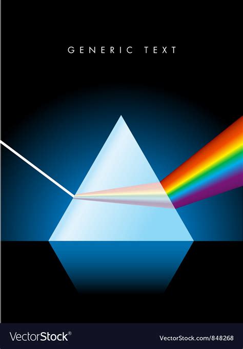 Glass Prism Royalty Free Vector Image Vectorstock