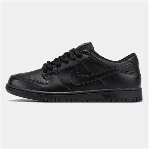 Кроссовки Nike Sb Dunk Low Total Black Leather Купить Доставка 1 3 Дня