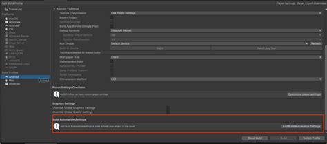 Unity Build Automation Editor Package