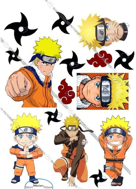 Картинки на торт Наруто ціна відгуки продаж Купити Картинки на торт Наруто в Rozetka