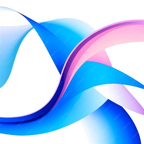 Abstract Vector Background With Flowing Curved Lines And Gradient Colors Premium Ai Generated