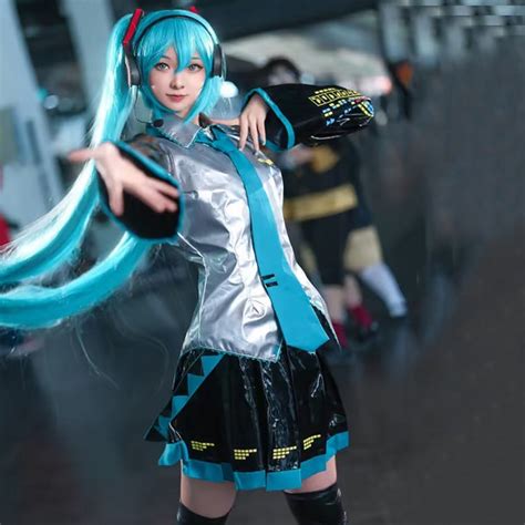Miku Hatsune Cosplay Costume Etsy